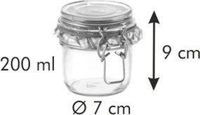 TESCOMA Zavařovací sklenice s klipem DELLA CASA 200 ml