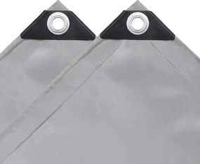 Plachta 650 g/m² 5 x 6 m šedá 144892