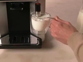 Krups Sensation EA910810 šedá-černá / Automatický kávovar / Napěňovač
