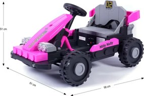 Elektrické autíčko Prime 2v1 růžové