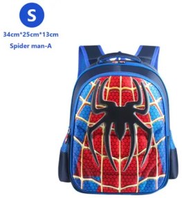 Školní batoh Spiderman - voděodolný ve 3 velikostech Varianta: A modrý S