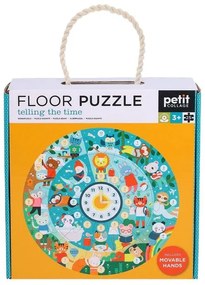 Petit Collage Podlahové puzzle Ilustrované učební hodiny