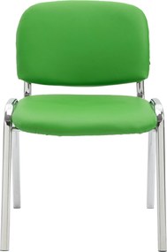 Konferenční židle Ken C umělá kůže – zelená