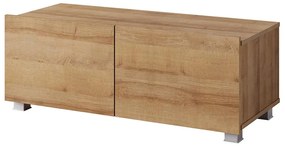 Obývací stěna CALABRINI b | 195 cm | 4 díly E | bílá lesk