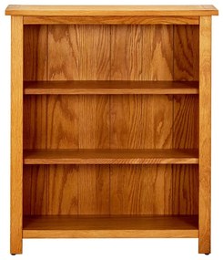 Knihovna se 3 policemi 70 x 22,5 x 82 cm masivní dubové dřevo