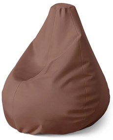 Sablio Sedací vak Pear Kaštanová - 70 x 95 x 15 cm
