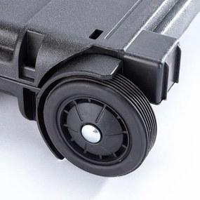 Skládací přepravka s kolečky a teleskopickou rukojetí 30 l