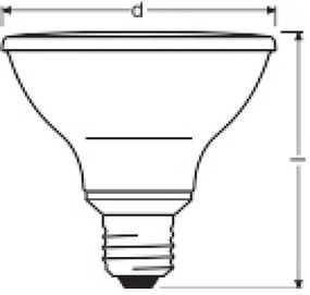 LED žárovka E27 LEDVANCE 10W (75W) teplá bílá (2700K) stmívatelná