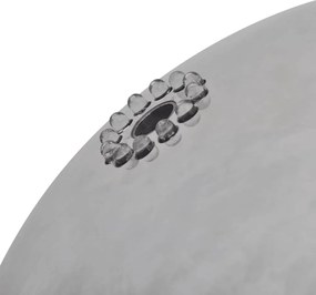 3dílné zahradní fontány koule s LED diodami nerezová ocel 277506