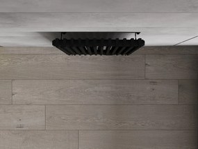 Mexen Kansas dekorativní radiátor 1200 x 420 mm, 842 W, černý - W204-1200-420-00-70