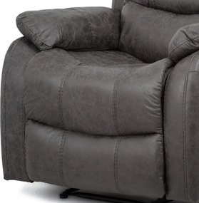 Polohovací křeslo šedé TV-4086 GREY