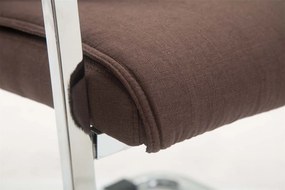 XL konferenční židle Anubis látka – hnědá