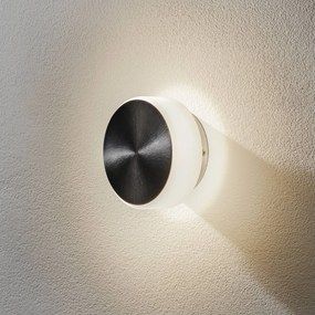 BANKAMP Button LED nástěnné světlo, 15,5cm, hliník