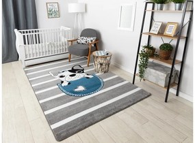 Dywany Łuszczów, Dětský kusový koberec Petit Bulldog grey, 160x220, šedá, dětský pokoj