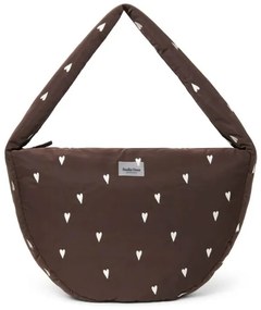 Studio Noos Taška Cross Body Puffy Brown Hearts