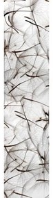 DS-002 Samolepící tapeta CHMÝŘÍ PAMPELIŠEK - samolepící dekorační pás | 60 x 260 cm | šedá, bílá, če