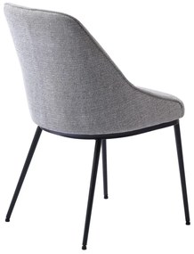 Šedé jídelní židle v sadě 2 ks Meridian – Unique Furniture