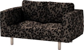 Potah na pohovku IKEA Norsborg 2-místná barva hnědá látka pletený vzor, vzorované