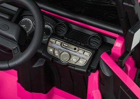 Elektrické autíčko Land Rover Defender 110 SVX růžové