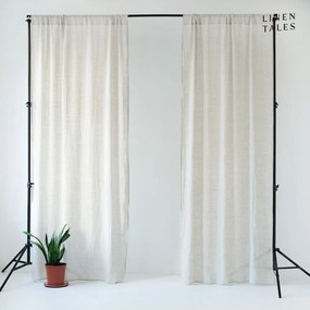 Krémová záclona 130x330 cm Daytime – Linen Tales