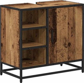 Sada koupelnového nábytku 3 ks Staré dřevo 65 x 33 x 60 cm 3402405