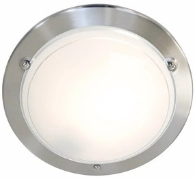 NORDLUX Stropní přisazené osvětlení SPINNER, 1xE27, 60W, 28cm, stříbrné 25416032