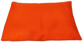 S radostí - vlastní výroba Pohankový polštář oranžový Velikost: 40 x 50 cm