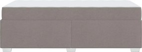 Rám postele Taupe 90 x 190 cm textil 3399156