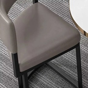 LuxuryForm DESIGN Jídelní set MONTE 4+1 - šedý / bílý