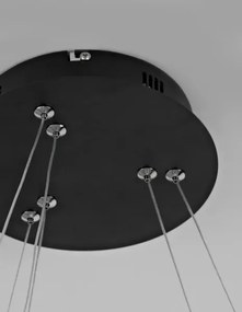 LED lustr Nager 59 černé