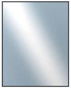 DANTIK - Zarámované zrcadlo - rozměr s rámem cca 70x90 cm z lišty Hliník černá | P02-021 (7002021)