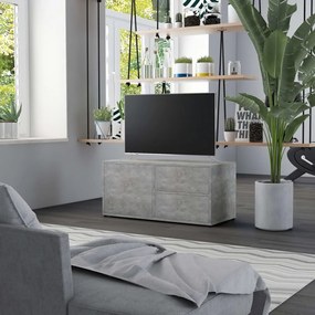 vidaXL TV stolek 80 x 34 x 36 cm dřevotříska [801850] Barva: Betonová šedá