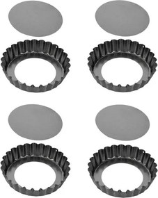 TESCOMA Forma s vlnitým okrajem a odnímatelným dnem DELÍCIA ø 10 cm, 4 ks