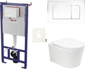 Závěsný WC set do lehkých stěn / předstěnová SAT BREVIS SIKOSSBRTOR21K