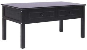 vidaXL Konferenční stolek černý 100 x 50 x 45 cm dřevo