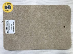Metrážový koberec bytový Spring Filc 6430 hnědý - šíře 5 m