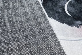 Dětský koberec s motivem pandy na měsíci Šířka: 140 cm | Délka: 200 cm