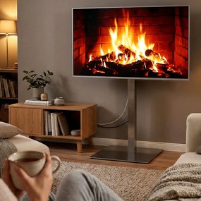 TV Ständer eckig – nerezová ocel