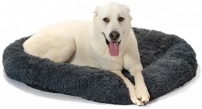PuppyJoy PuppyJoy, kulatý pelíšek pro psy 120cm PJ-005, velikost XL, tmavě šedá, HOM-50057