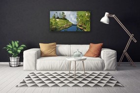 Obraz na plátně Jezero Příroda 140x70 cm