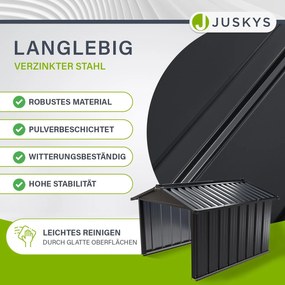 Juskys Přístřešek pro robotickou sekačku se sedlovou střechou