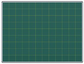 Magnetická tabule pro popis křídou ŠKOL K 120 x 100 cm (potisk) - čtverce 100 mm (101201002206)