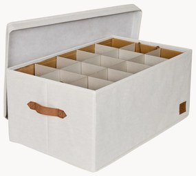 Skladovací box na vánoční ozdoby z lnu Premium