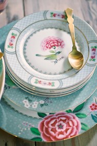 Pip Studio Blushing Birds Talíř 26,5cm modry