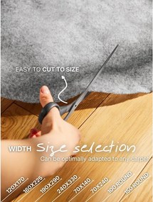 Protiskluzová podložka pod koberec ø 150 cm Solid – Vikosa