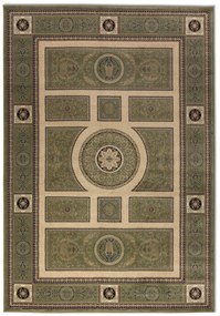 Hanse Home, Kusový koberec Herat 105991 Green Cream, 80x120, zelená, chodba / předsíň