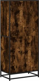 Knihovna kouřový dub 60 x 35 x 139 cm kompozitní dřevo 3300842