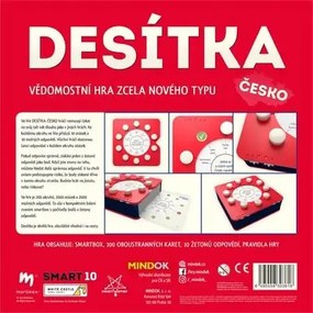 Mindok Desítka: Česko / Délka hry: 20 minut / Počet hráčů: 2 - 8 / od