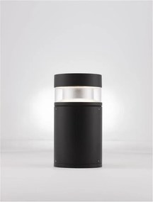 NV 9026123 Venkovní sloupkové svítidlo TALA černý hliník a akryl LED 12W 3000K 100-240V 180st. IP54 - NOVA LUCE