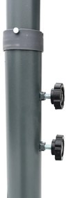 Rojaplast Slunečník kovový 8080 - 270x270cm -  terracota